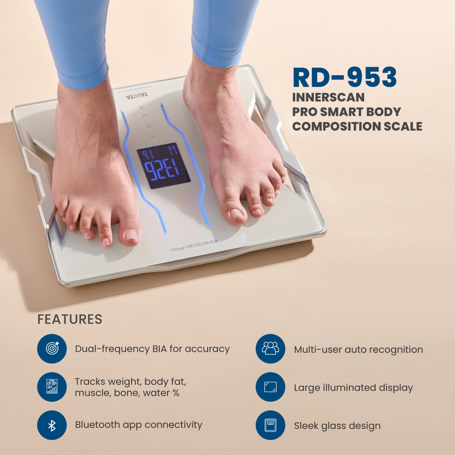 RD-953 Bluetooth Body Composition Monitor | TANITA